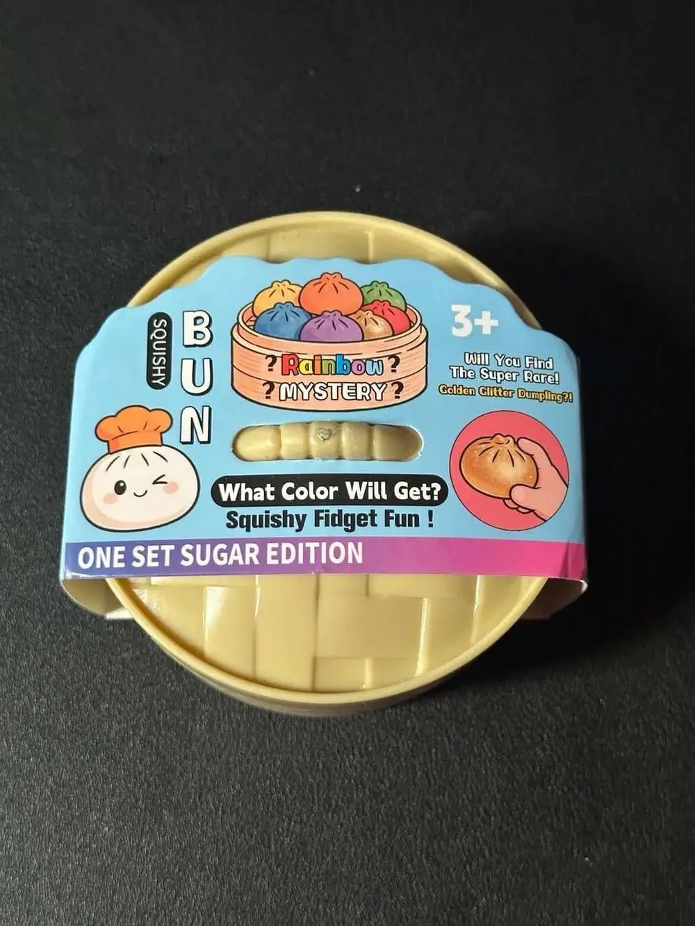 Squishy Bun | Toys | Viral Glitter Mystery Bao Bun Squishy Fidget ...